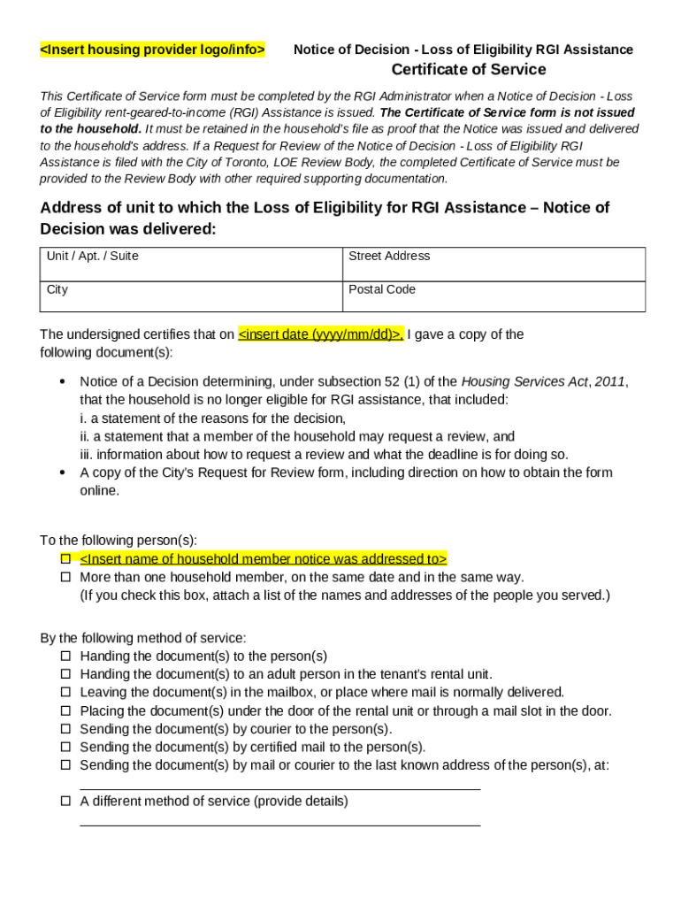 rgi guide - rent-geared-to-income - Region of Durham Doc Template ...