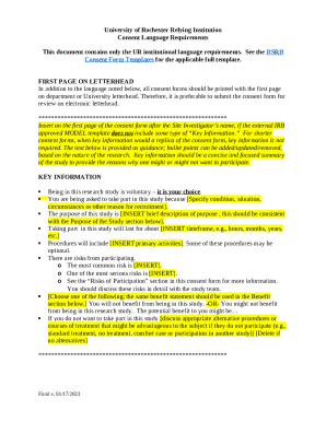 Sample Ined Consent Language Library - Harvard Catalyst Doc Template ...
