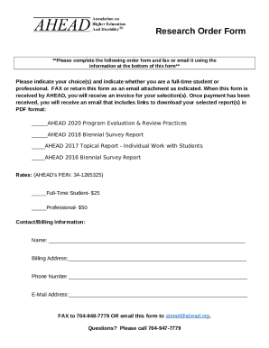 PUBLICATION ORDER Doc Template | pdfFiller