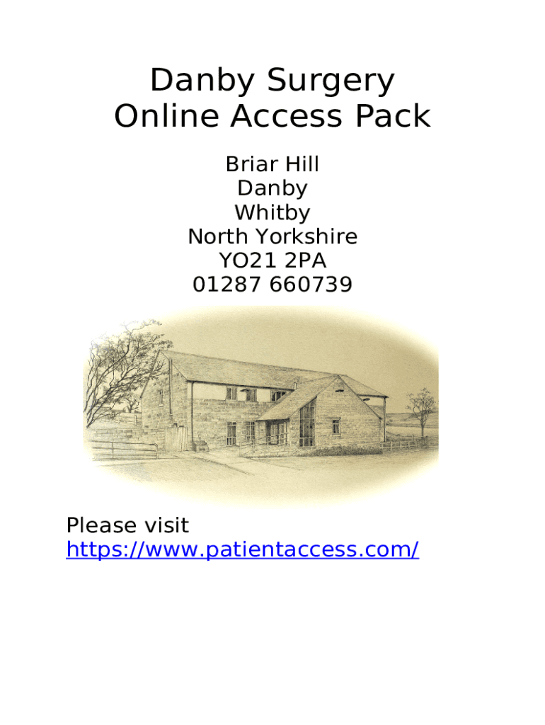 Danby Surgery, part of Whitby Coast and Moors Primary Care ... Doc ...