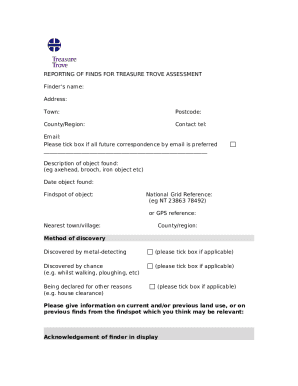 Standard Organised Fieldwork Reporting Doc Template | pdfFiller