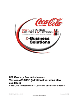 880 Grocery Products Invoice - General Mills Doc Template | pdfFiller