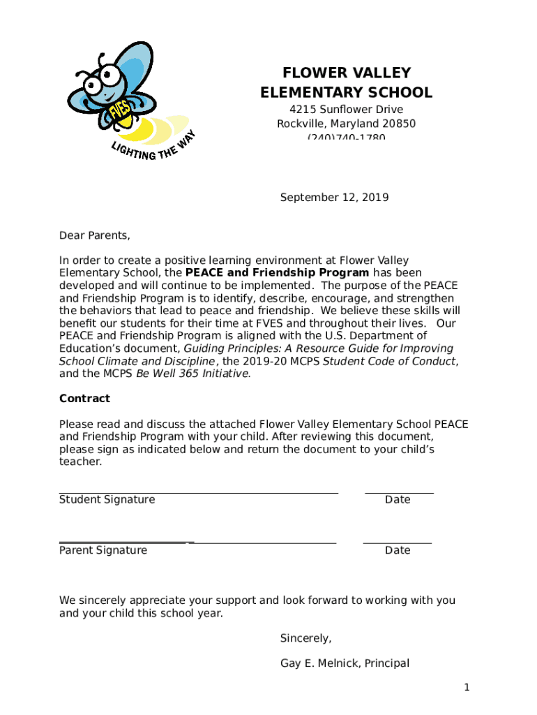 Mission Statement Involvement of Parents Doc Template | pdfFiller