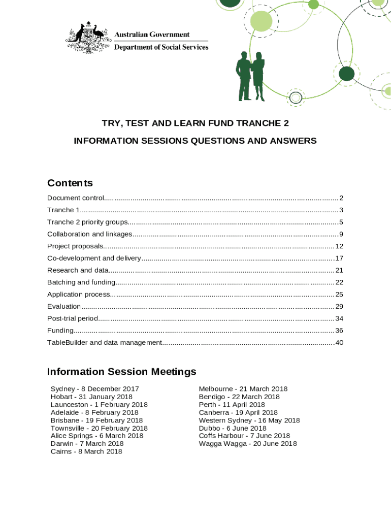 Try, Test and Learn Fund Tranche 1 Handbook ... - DSS Engage Doc ...
