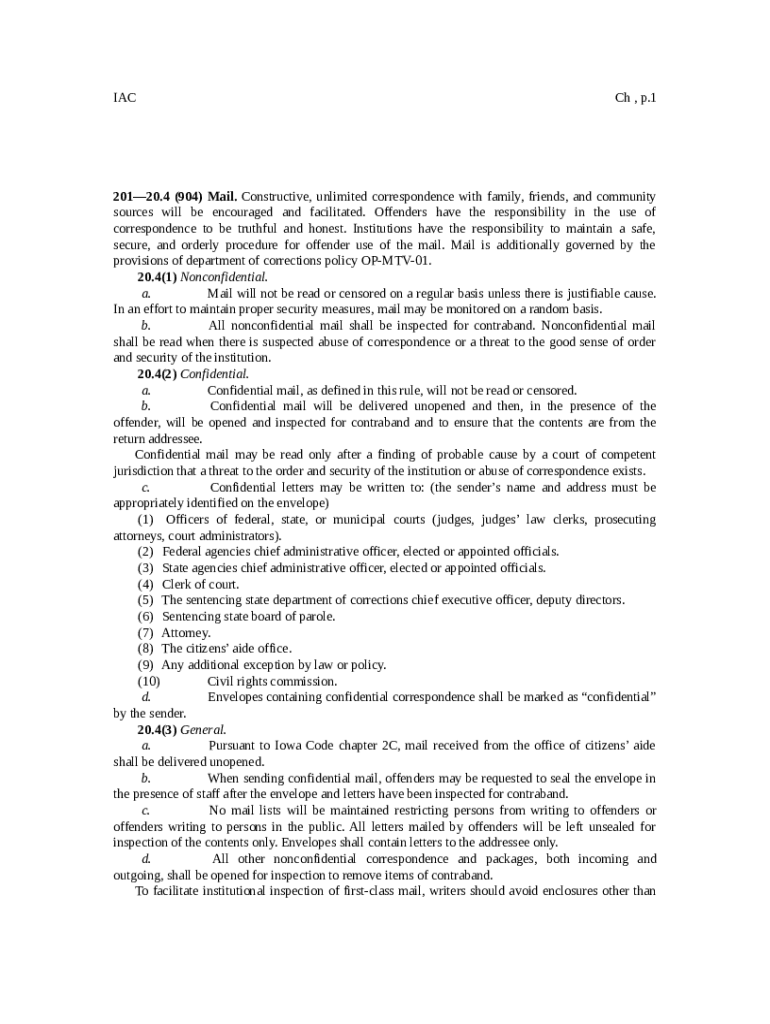 Protecting Written Family Communication in Jails: Appendix Doc Template ...