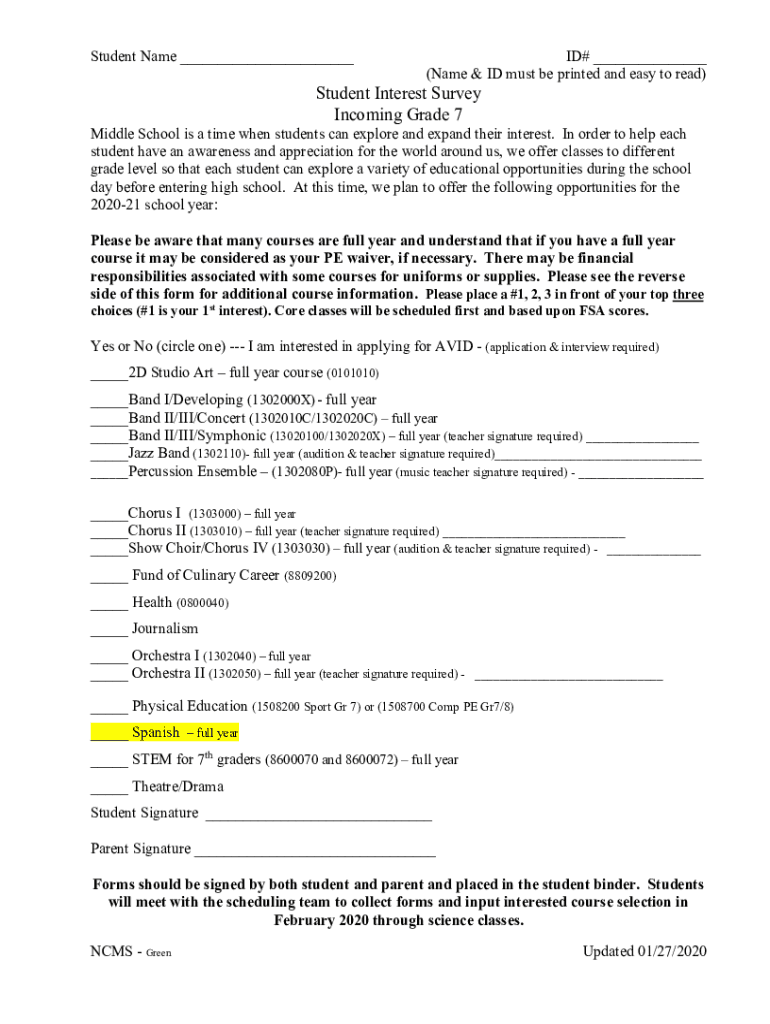 Fillable Online Exploration Interest Sheet Fax Email Print - pdfFiller