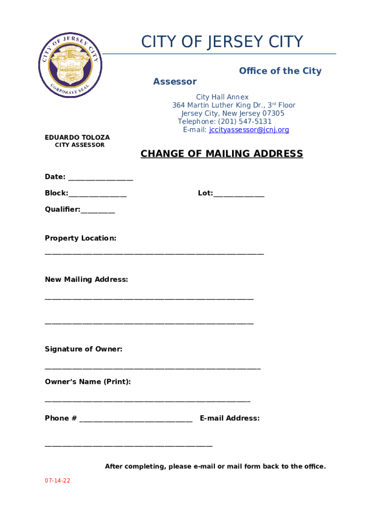 Change of Address - CivicLive Doc Template | pdfFiller