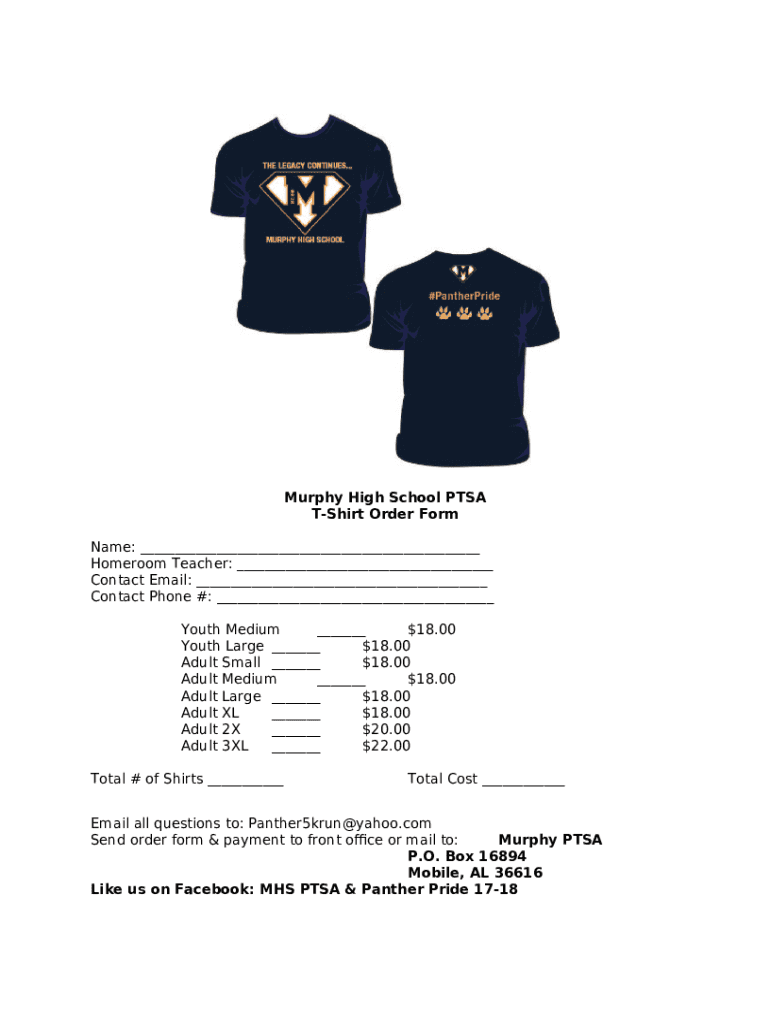 SoMi T-Shirt Order Doc Template | pdfFiller