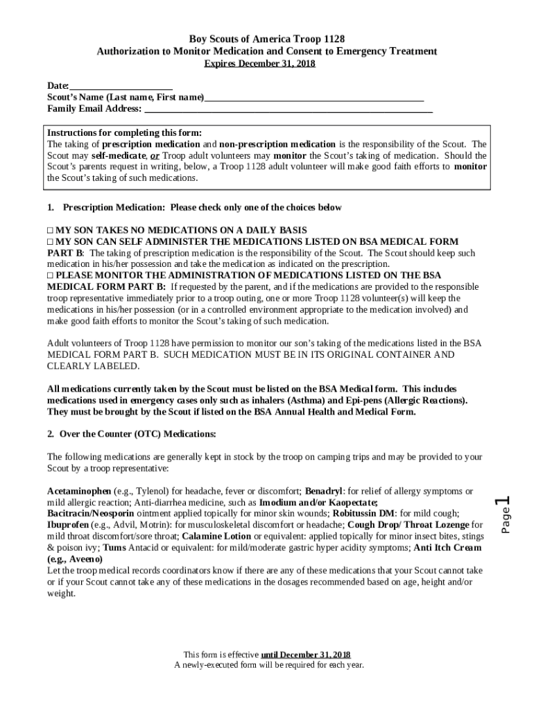 Enrollment/Medication Order - MDwise Doc Template | pdfFiller