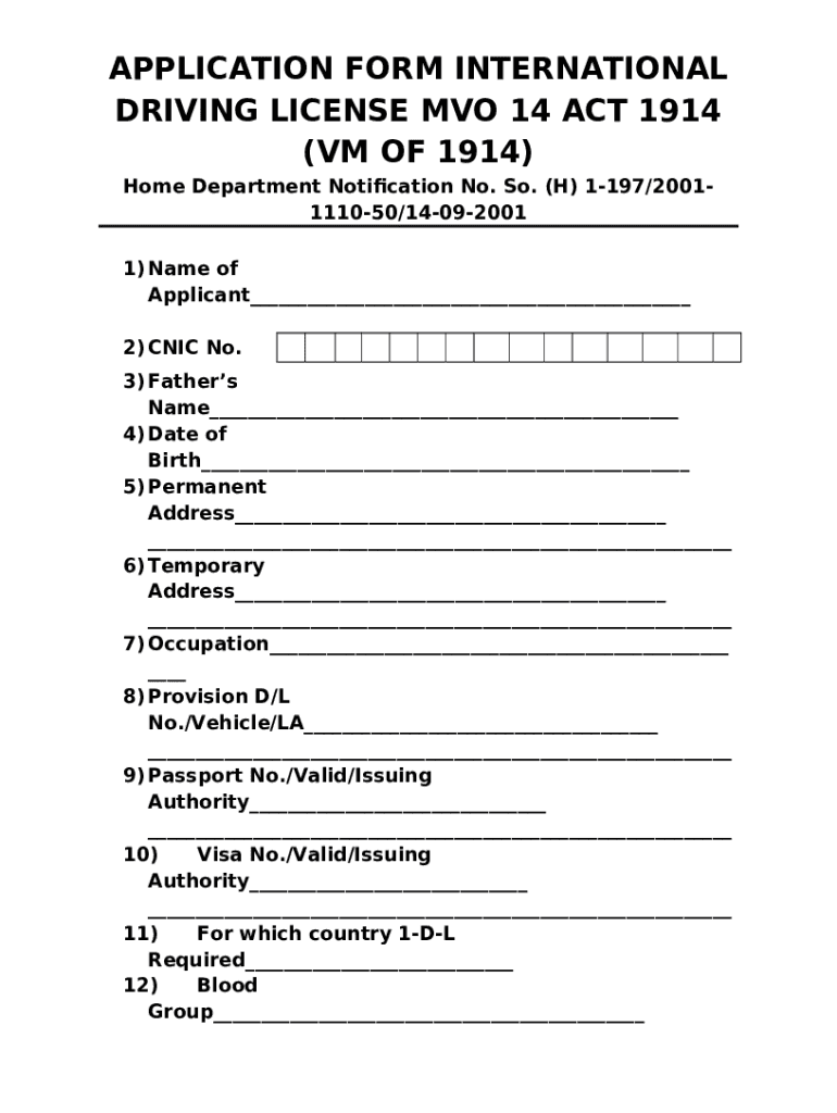 Application to register a non-GB driving licence ( D9) Doc Template ...