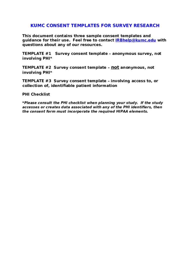 consent - University of Kansas Medical Center Doc Template | pdfFiller