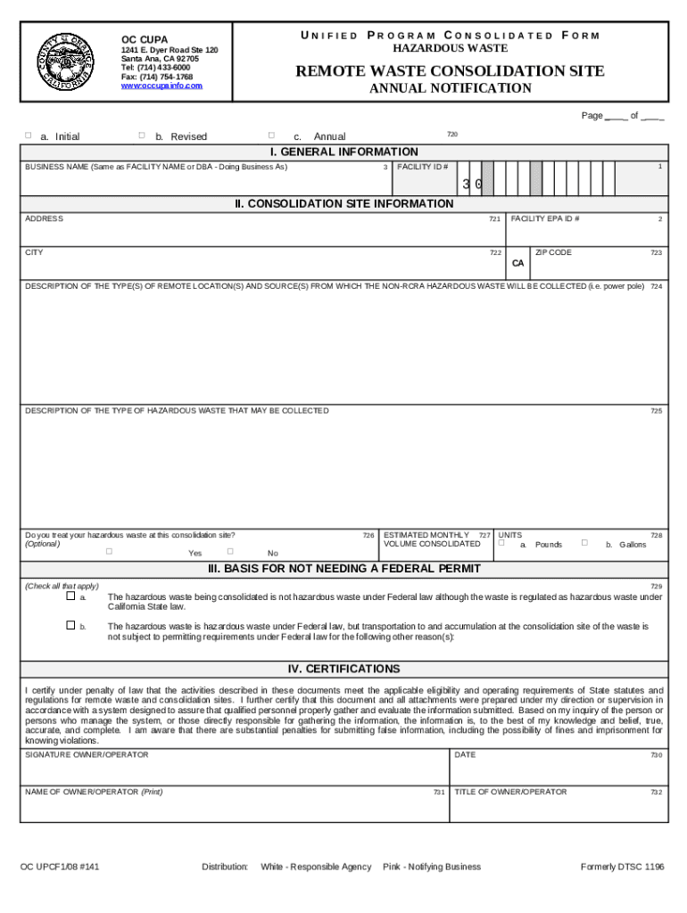 14781.docx - UNIFIED PROGRAM CONSOLIDATED OC ... Doc Template | pdfFiller