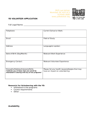 How to List Volunteer Work Experience on a Resume Doc Template | pdfFiller