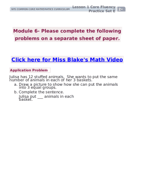 Eureka Math - Grade 3 Module 1 Teacher Edition - AWS Doc Template ...