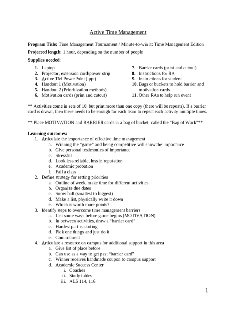 Chapter 6 - Project Time Management FlashcardsQuizlet Doc Template | pdfFiller