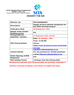 bid terms of reference - eTenders Doc Template | pdfFiller
