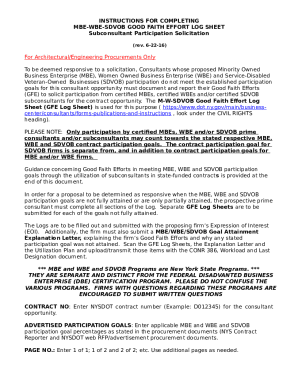 GOOD FAITH EFFORTS GUIDANCE Samples and Helpful Hints Doc Template ...