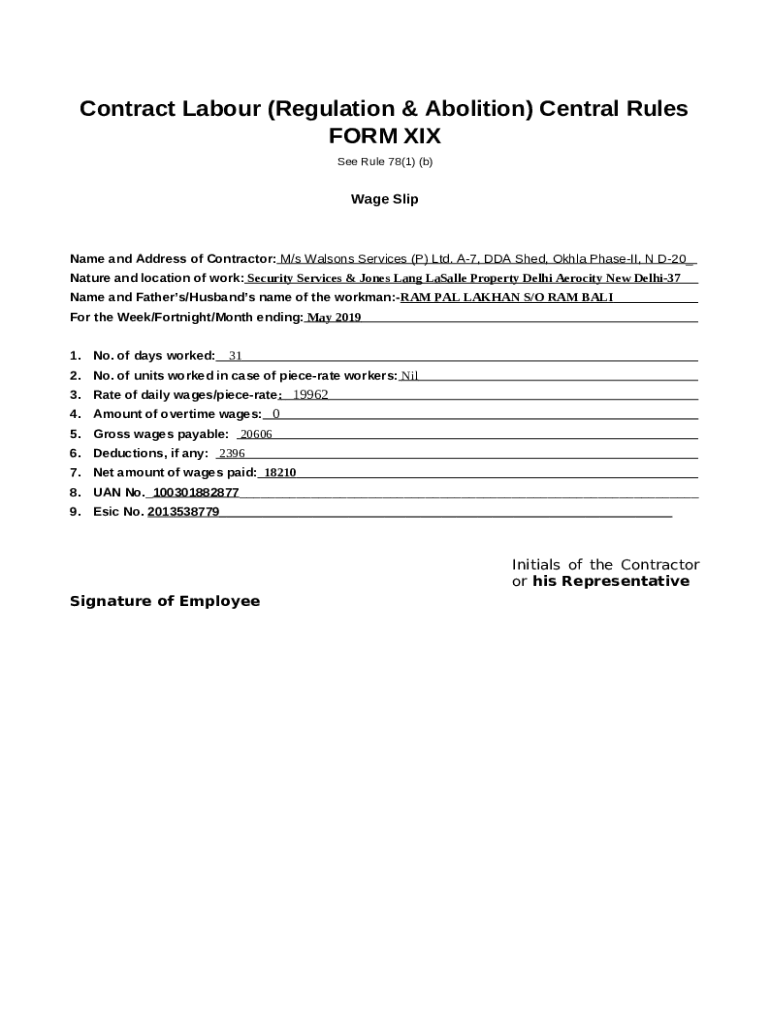 An Overview of the Contract Labour (Regulation and Abolition ... Doc ...