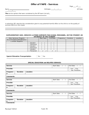 Virginia Department of EducationSample IEP Doc Template | pdfFiller