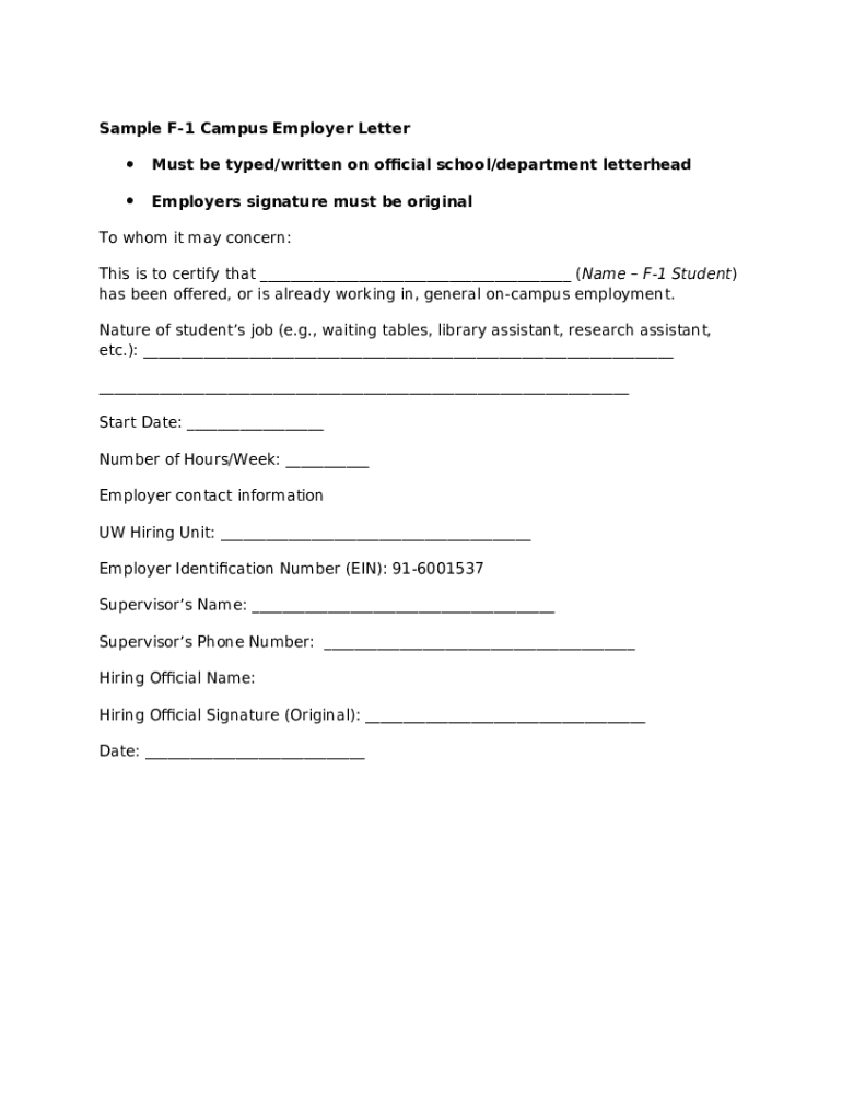 SSN-Sample-Campus-Employer-Letter.docx Doc Template | pdfFiller