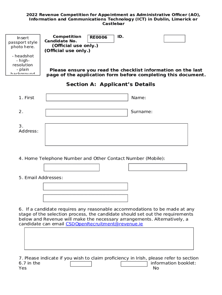 Administrative Officer ICT Application . Administrative Officer ICT ...