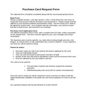 Purchase Card Request - School Management - schools bracknell-forest ...