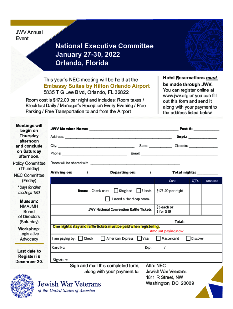 Fillable Online Veterans ExpoFlorida American Legion Fax Email Print - pdfFiller