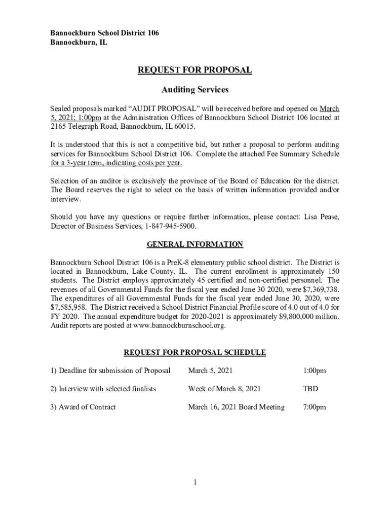 Fillable Online Request for Proposal for Audit Services.docx Fax Email ...