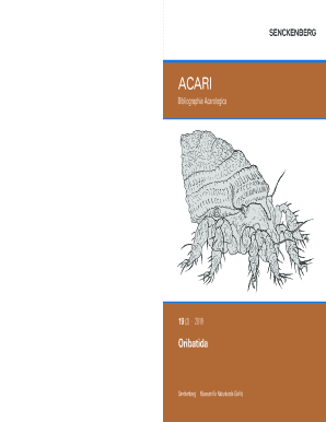 Fillable Online Oribatida No Fax Email Print - pdfFiller