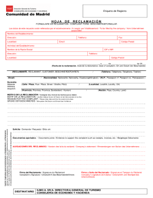 Fillable Online Instrucciones para rellenar e imprimir los formularios ...
