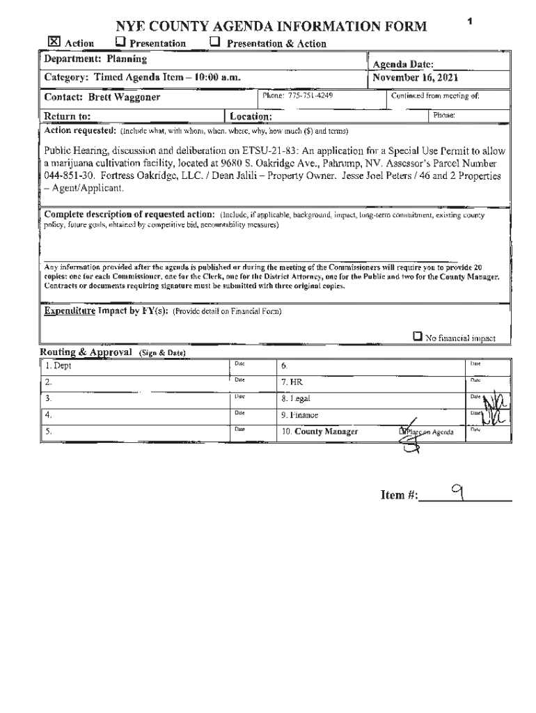 Fillable Online Action requested: (Include what, with whom, when, where ...