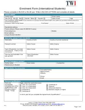 Fillable Online IHNA-International Application Form - Amazon AWS Fax ...