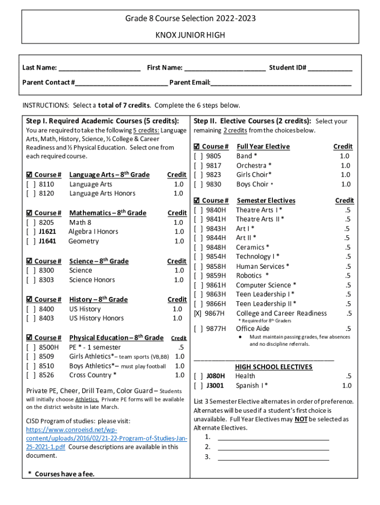 Fillable Online Knox Junior High: Yearbook Orders Fax Email Print - pdfFiller