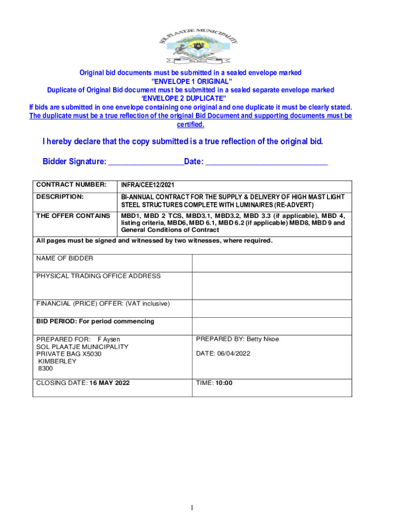 Fillable Online Sealing and Marking of Bids Sample Clauses - Law ...