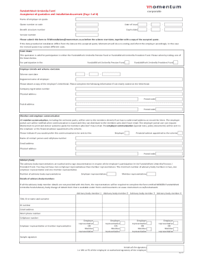 Fillable Online FundsAtWork Umbrella Funds (Namibia) Retirement form ...
