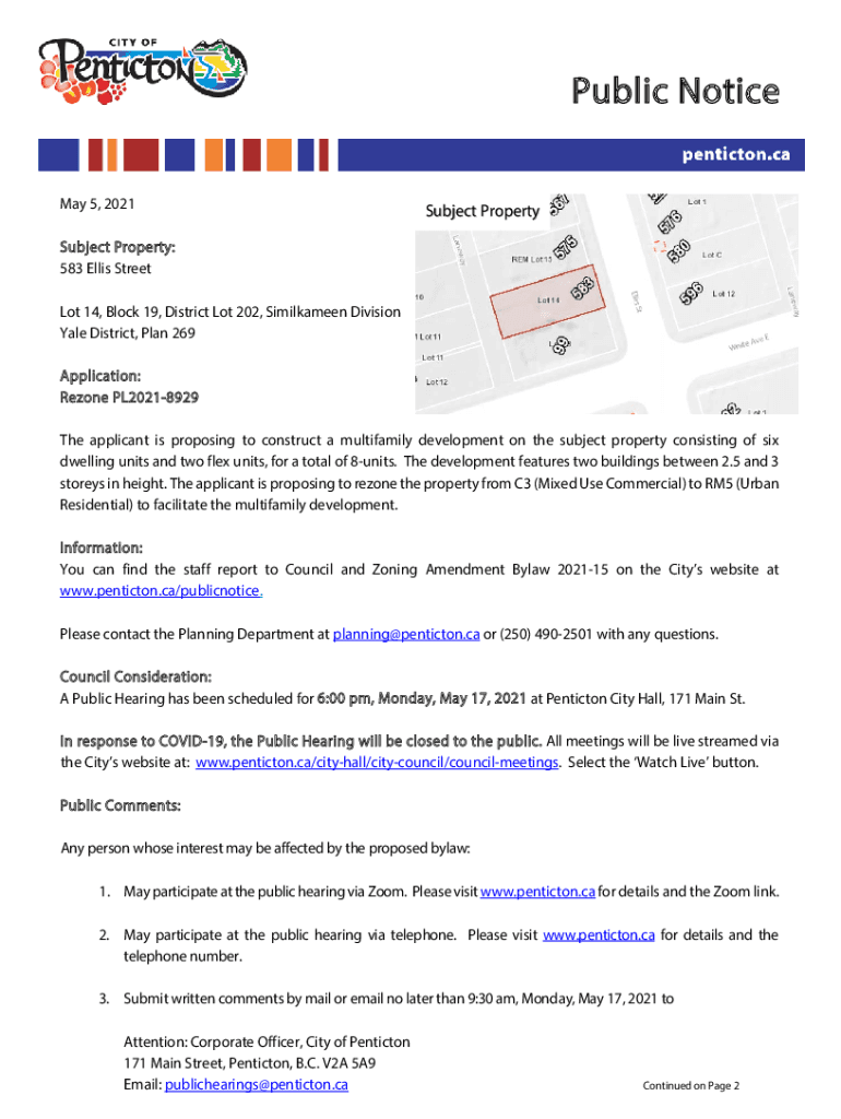 Fillable Online Sample Legal Notice - Crystal Lake Fax Email Print ...