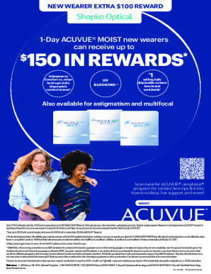 Fillable Online 1-Day ACUVUE MOIST with Lacreon Technology Fax Email Print - pdfFiller