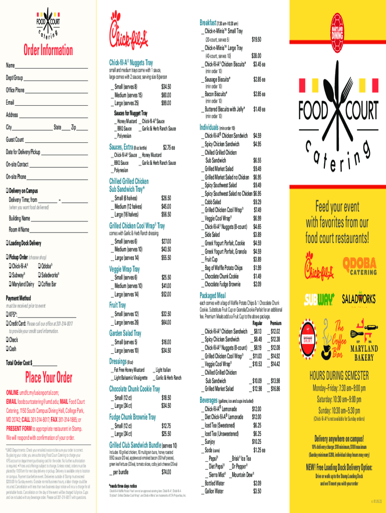Fillable Online Chick-fil-A Chick-n-Minis Nutrition and Description Fax Email Print - pdfFiller