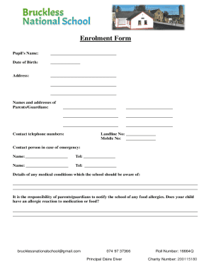 Fillable Online community school district 200 student enrollment card ...