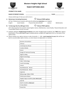 Fillable Online whhs school 4.300 Page 1 of 5 GRADUATION REQUIREMENTS ...