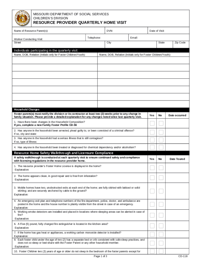 CS-45 RESOURCE HOME AND SAFETY CHECKLIST. RESOURCE HOME AND SAFETY ...
