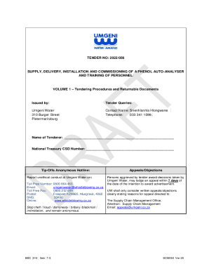 Fillable Online REQUEST FOR QUOTATION - RFQ No: Q21/807/ZC - eTenders ...