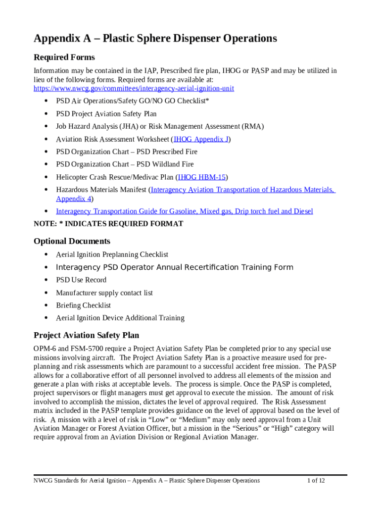 NWCG Prescribed Fire Plan Template - USDA Forest Service Doc Template ...