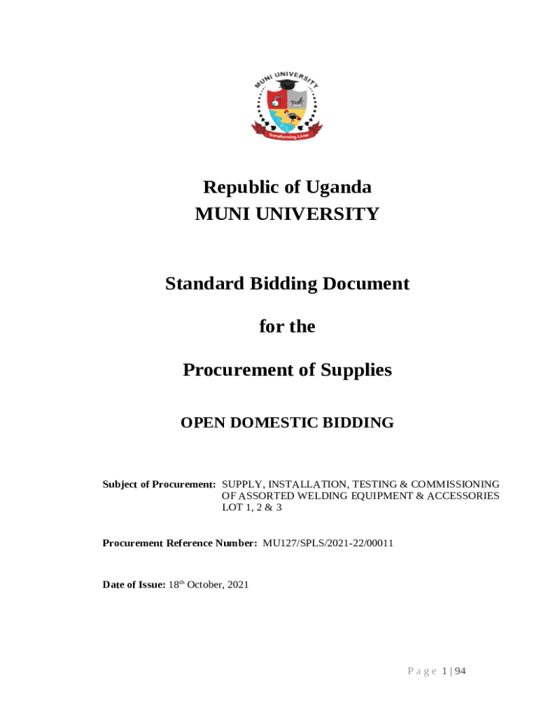 Standard Bid Evaluation Guide for Procurement of Goods and ... Doc ...