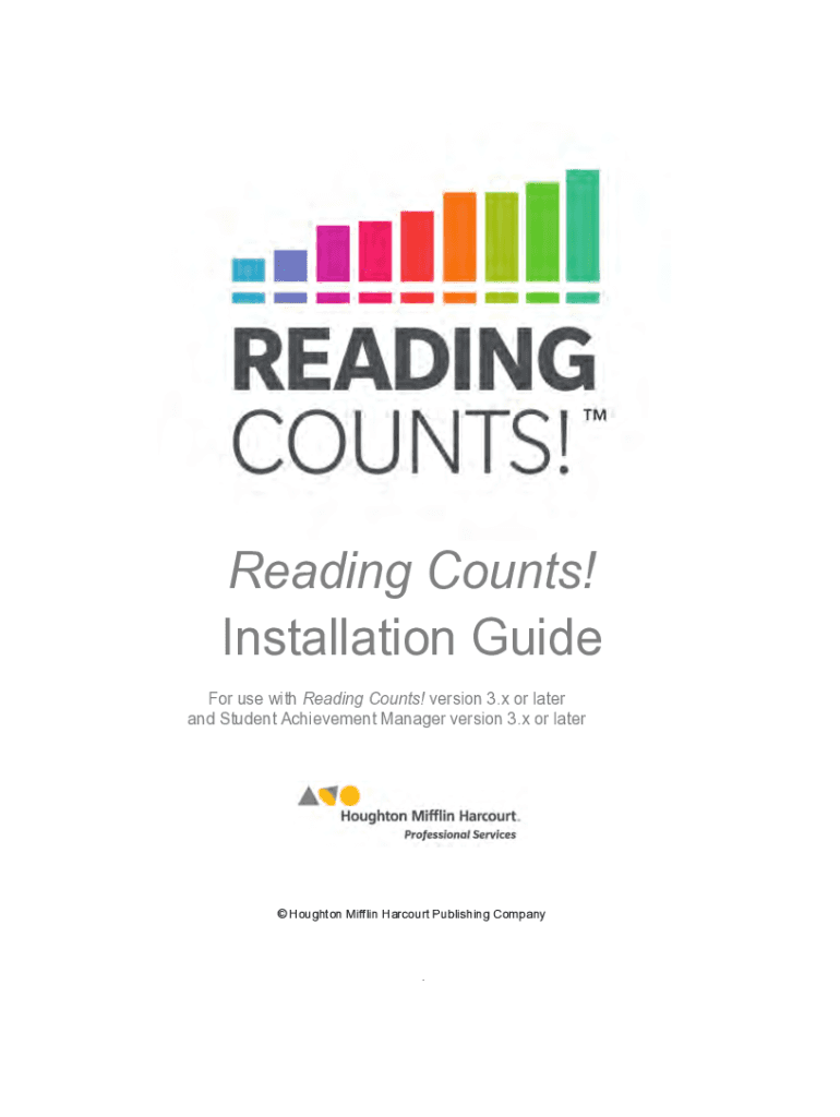 Fillable Online SAM Settings and Reports Reading Counts! - HMH Fax ...