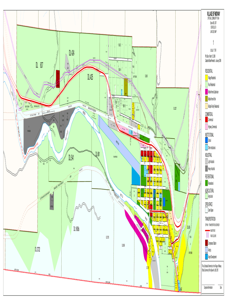 Fillable Online This is Schedule 'B' (Official Community Plan Map ...