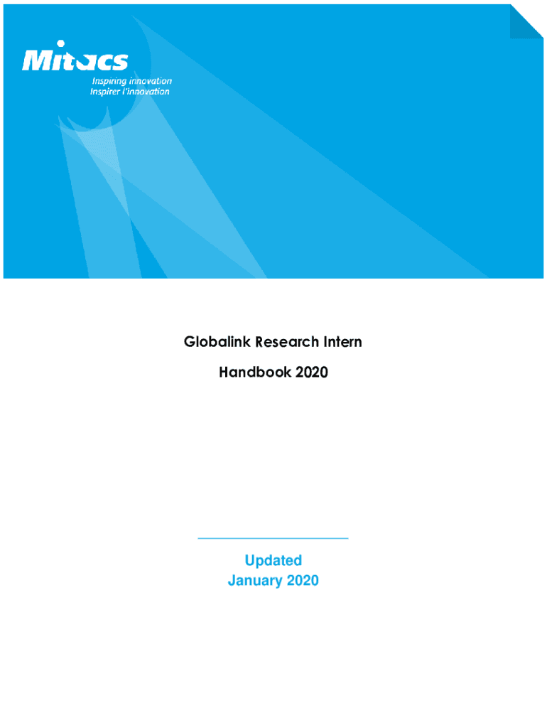 Fillable Online MITACS Globalink Research Internship - Monday Morning Fax Email Print - pdfFiller