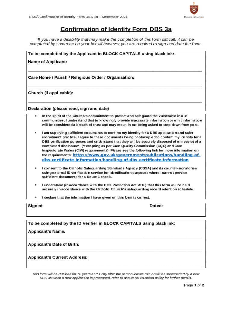Identity Checking (ICF) Doc Template | pdfFiller