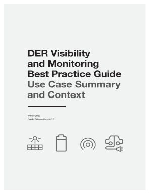 Fillable Online DER Visibility and Monitoring Best Practice Guide Fax ...