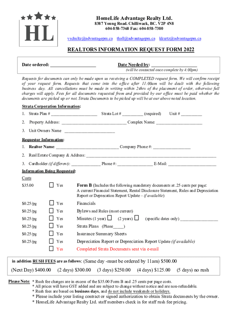 Fillable Online HOMELIFE-request-form-for-REALTORS-updated-2022.pdf Fax ...